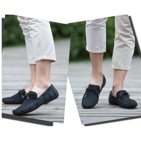 Swims | Shoes | Swims Braided Lace Loafer Mens Shoes Black 7 Mens ...